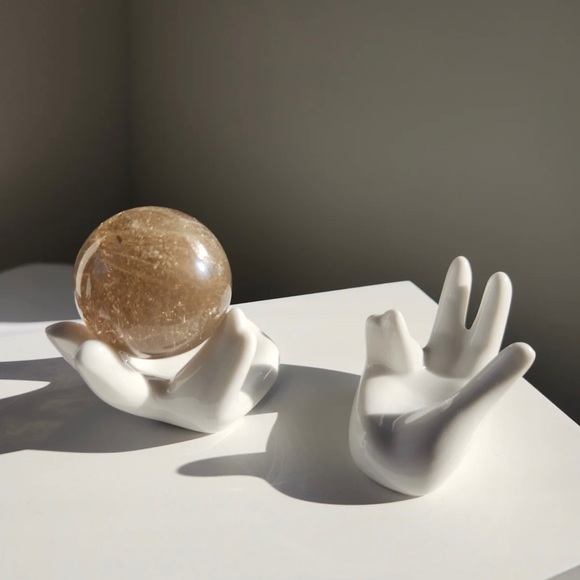 Other | Vintage White Ceramic Hand Mcm Mid Century | Poshmark